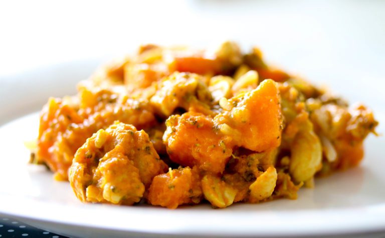 Geggjað grænmetis Korma - GulurRauðurGrænn&Salt