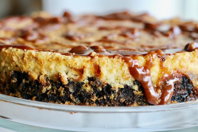 Oreo ostakaka með Dumle karamellusósu - GulurRauðurGrænn&Salt